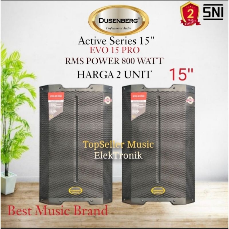 Jual Dusenberg Speaker Aktif EVO 15 PRO 800 Watt RMS Original 15 Inch ...