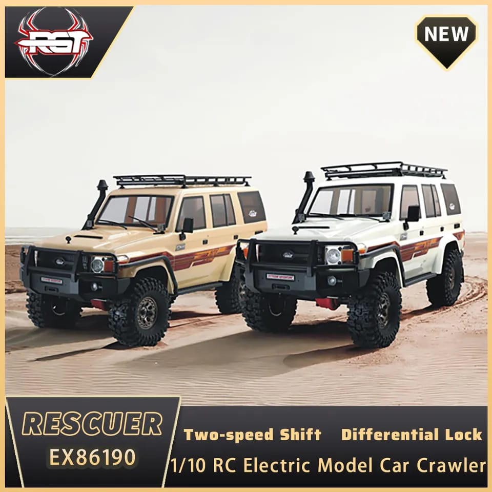 Jual RGT EX86190 RC Toyota Rescuer LC76 Crawler Offroad Adventure 1/10 ...