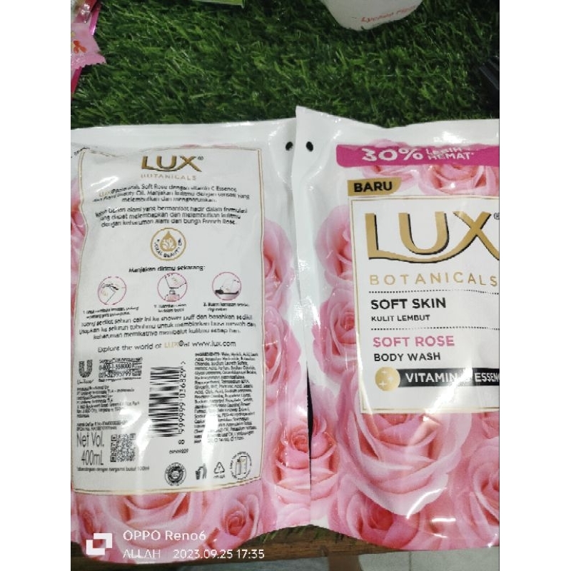 Jual Lux sabun mandi cair soft rose 400ml | Shopee Indonesia