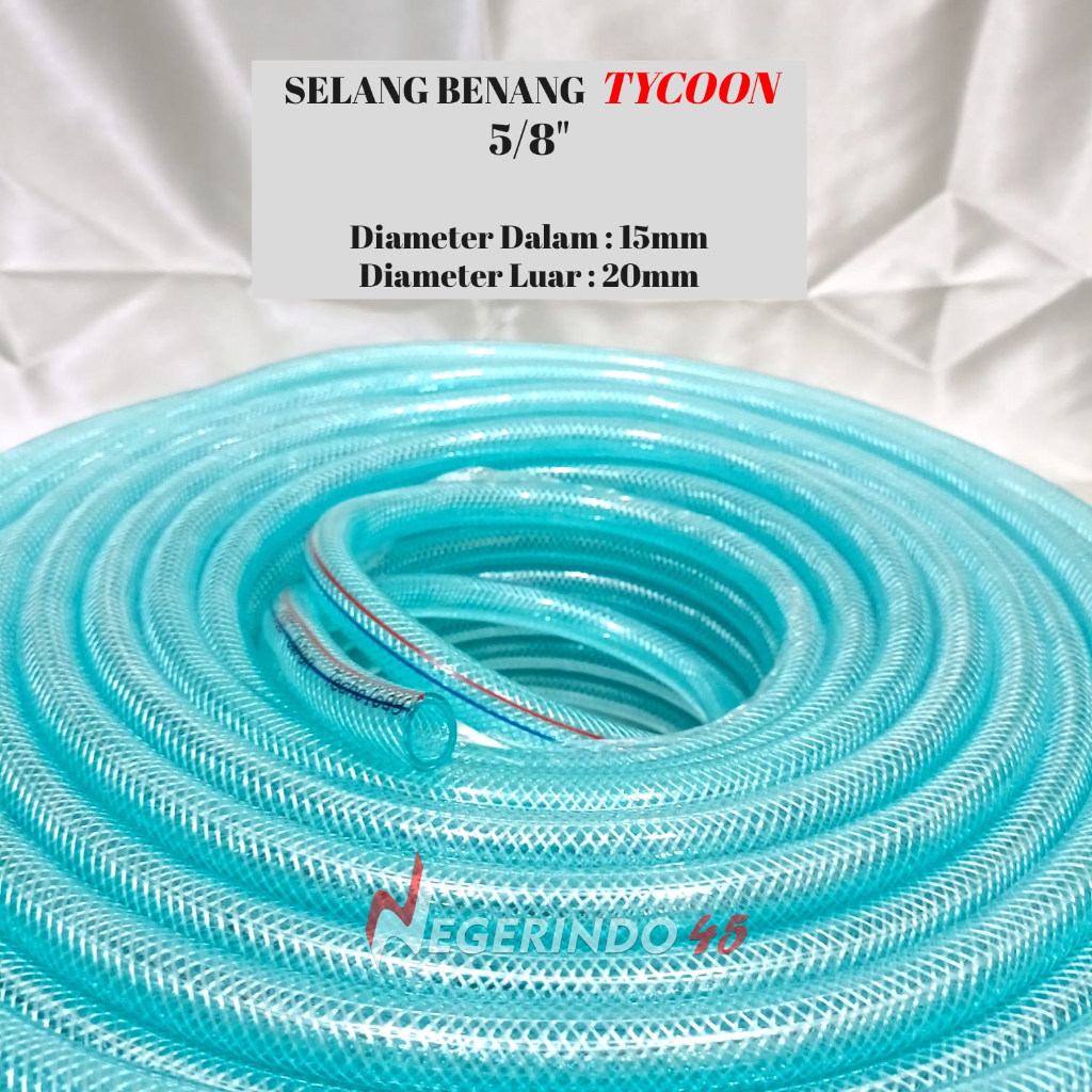 Jual TYCOON SELANG BENANG 3/8" / 1/2" / 5/8" / 3/4" / 1" (PER METER ...
