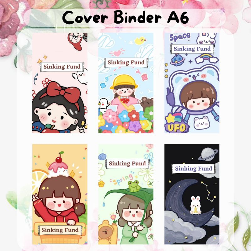 Jual Cover binder A6 | Cover binder lucu | Sampul binder | Sinking Fund ...