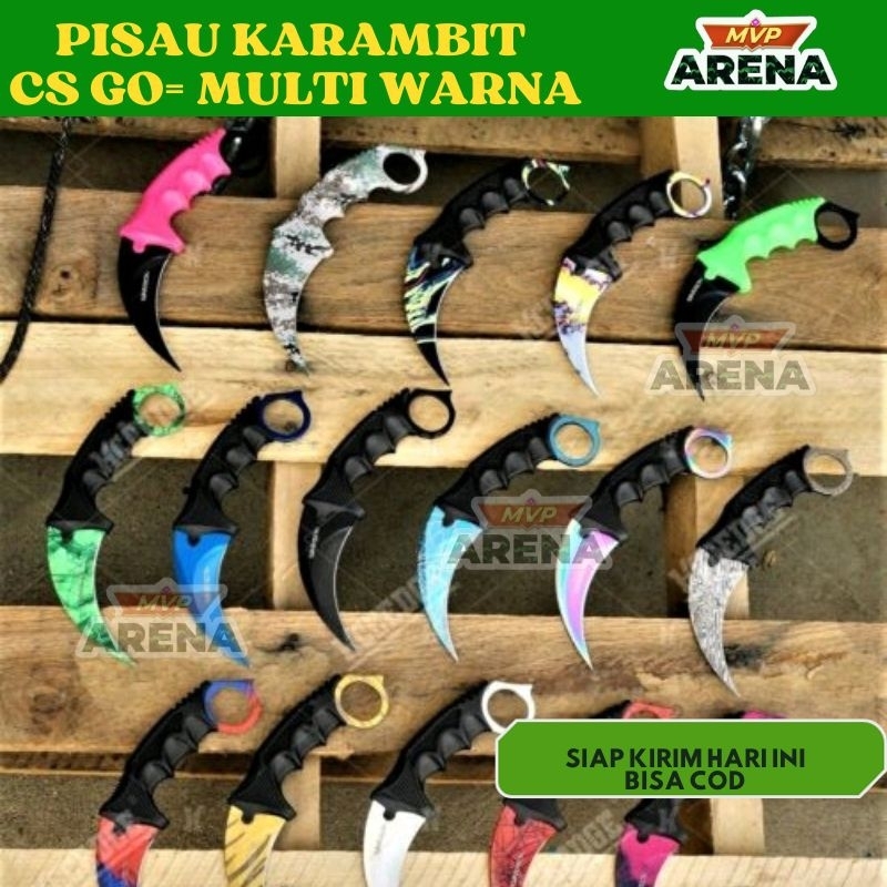 Jual {{ORIGINAL}} karambit import cs go taktikal pisau survival 6 warna | Shopee Indonesia
