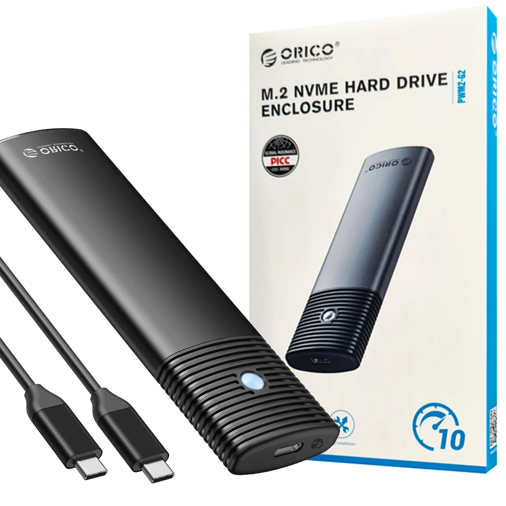 Jual ORICO SSD M2 NVME Enclosure PWM2-G2 | Shopee Indonesia