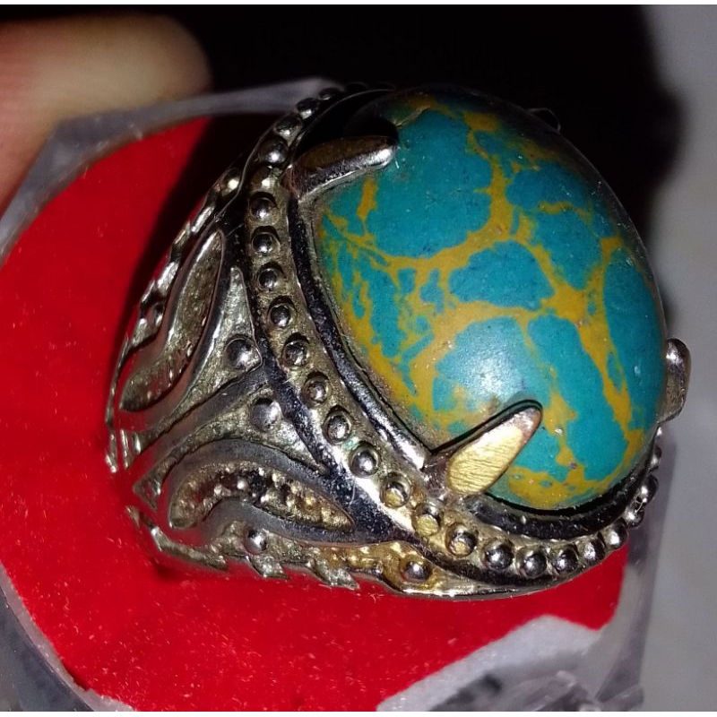 Jual Batu Akik Pirus Jala Sutra | Shopee Indonesia