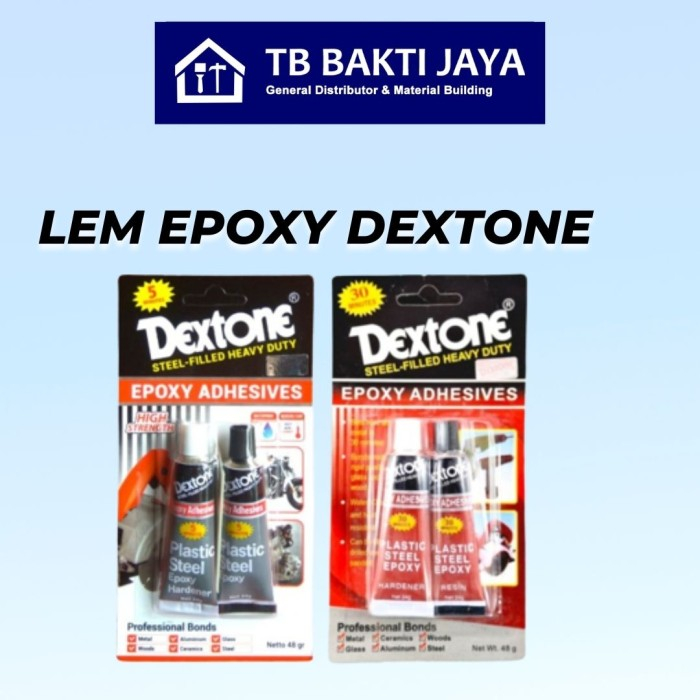 Jual Lem Epoxy / Lem Besi Dextone / Lem Besi Epoxy | Shopee Indonesia