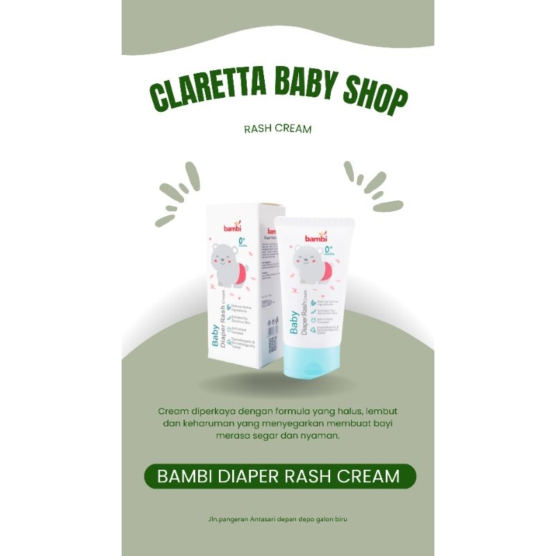 Jual Bambi Diaper Rash Cream | Shopee Indonesia