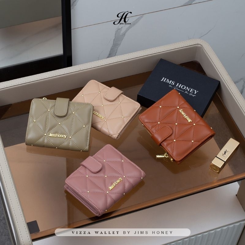 Jual VIZZA WALLET DOMPET LIPAT WANITA JIMS HONEY (FREE BOX) | Shopee Indonesia