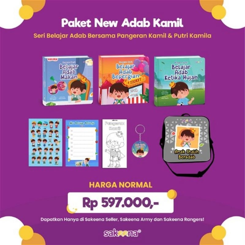 Jual NEW ADAB KAMIL ISI 3 BUKU / ADAB HUJAN / ADAB BEPERGIAN / ADAB ...