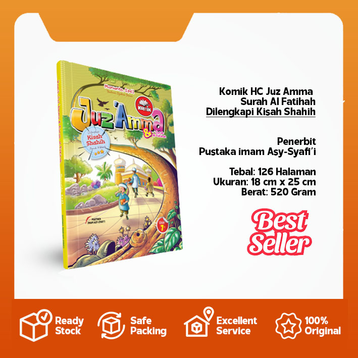 Jual Buku Anak Komik Juz Amma Dan Surah Al-Fatihah - Dilengkapi Kisah Shahih Penuh Hikmah ...