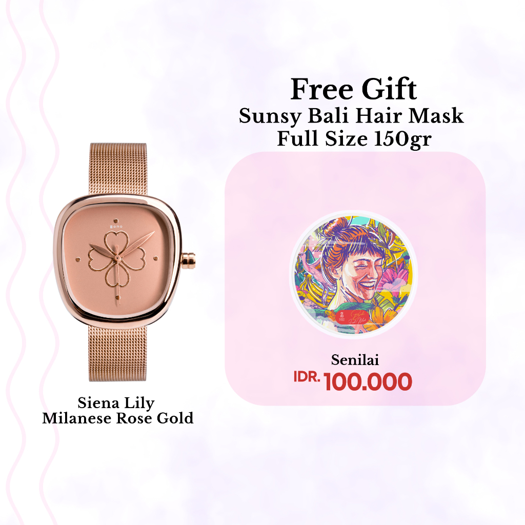 Jual Bono - Siena Lily Milanese Rose Gold - Jam Tangan Wanita | Shopee ...