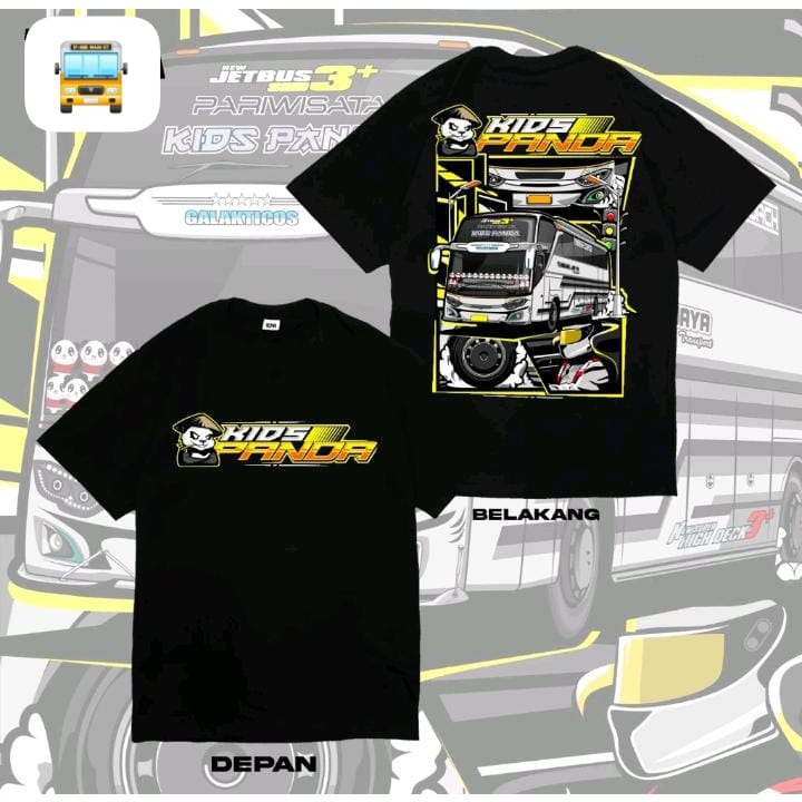 Jual kaos anak bus mania baju bis telolet kids panda jet bus 3 | Shopee ...