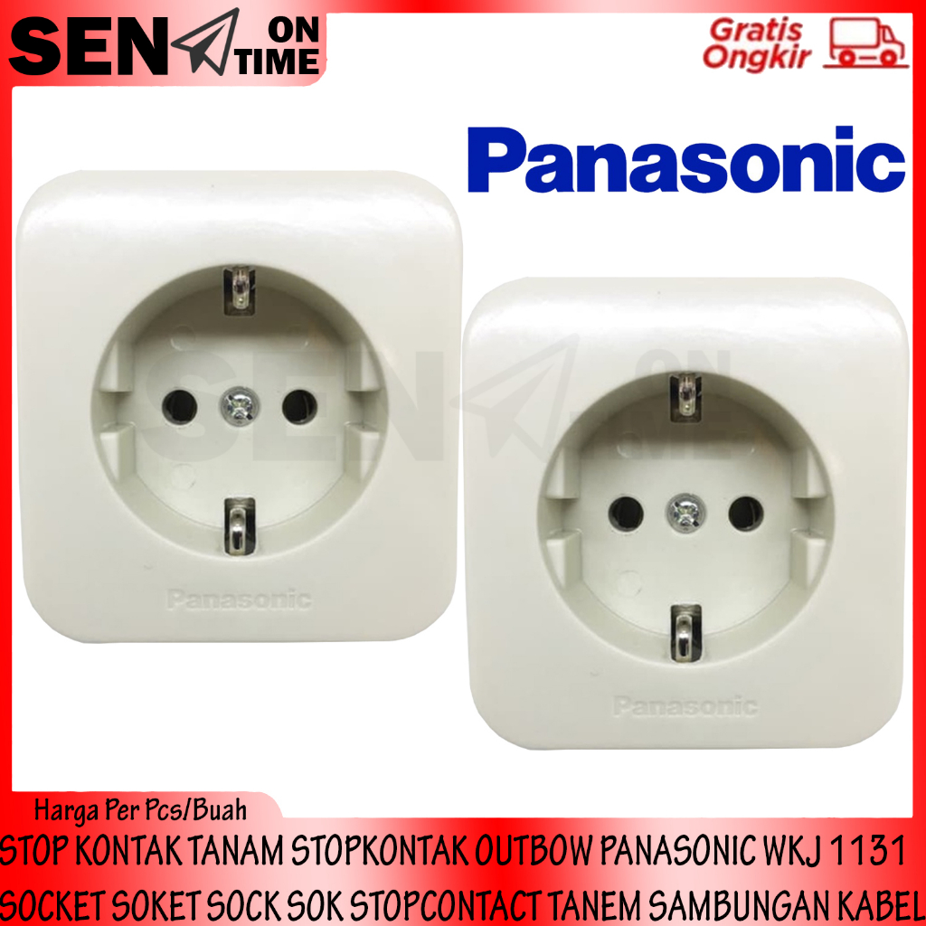 Jual STOP KONTAK TANAM STOPKONTAK OUTBOW PANASONIC WKJ 1131 SOCKET ...
