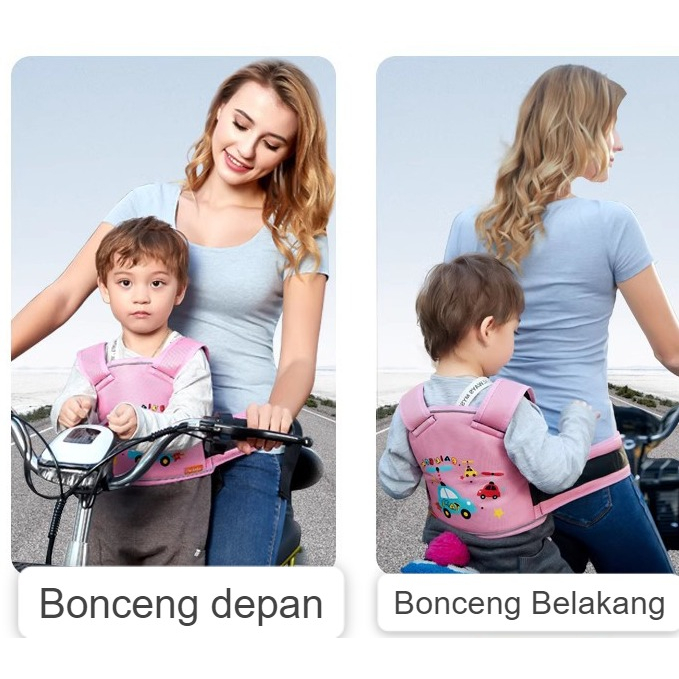 Jual Sabuk Bonceng Anak / Sabuk pengaman bonceng motor sepeda /Sabuk ...