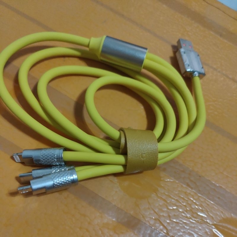 Jual KABEL DATA 6A ( 3IN1) USB TO MICRO / USB TO TYPE C / USB TO ...