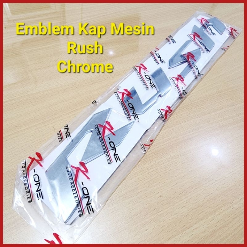 Jual Emblem Kap Mesin Rush Logo Kap Mesin Rush | Shopee Indonesia