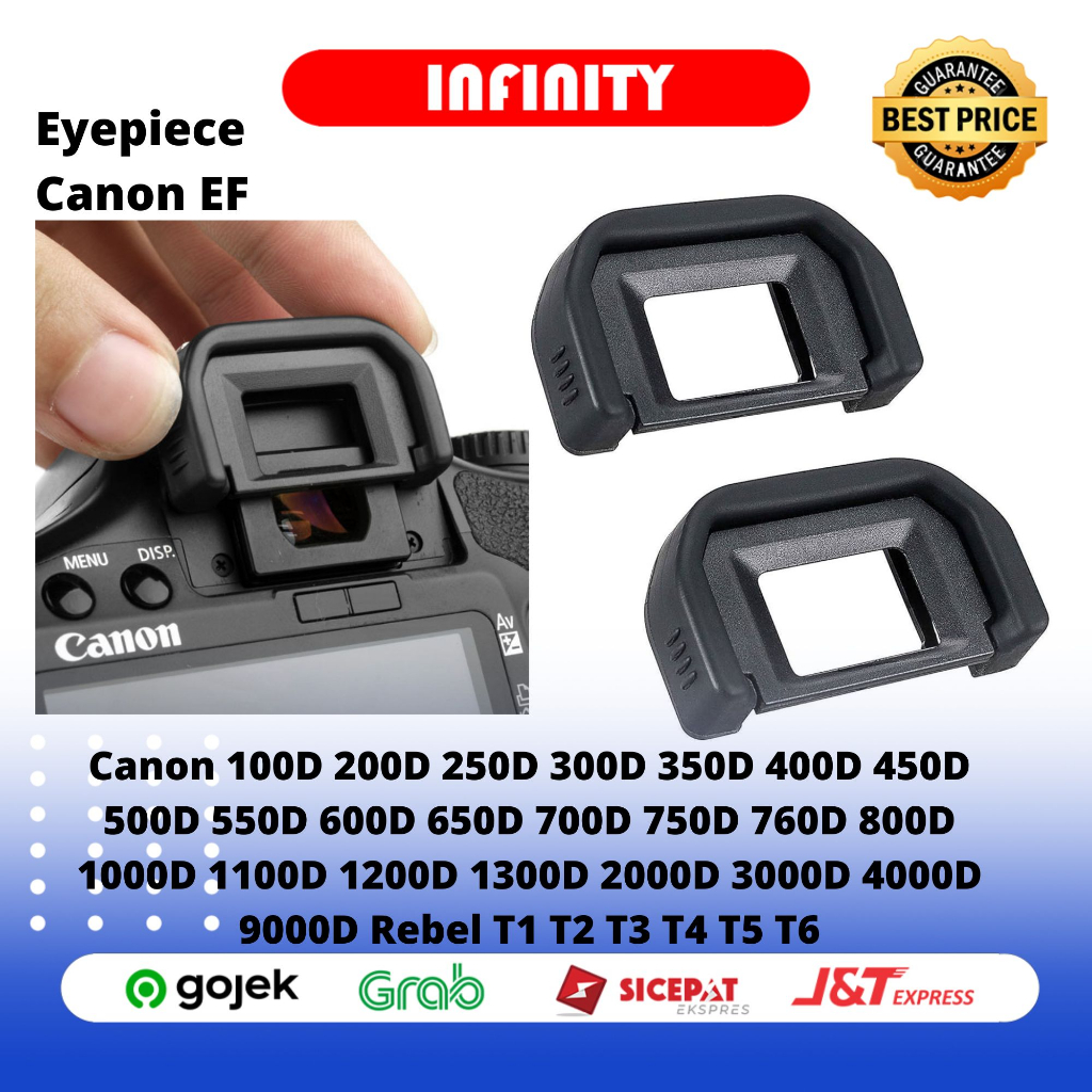 Jual Eyepiece Eye Cup ViewFinder EF Canon 100D 200D 250D 300D 350D 400D ...