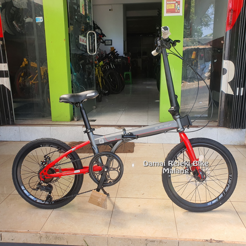 Jual Sepeda lipat 20" Element FoldX 8 speed | Shopee Indonesia