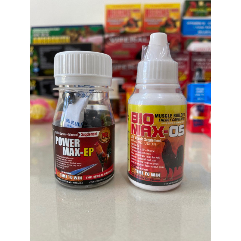 Jual POWER MAX-EP & BIOMAX-OS vitamin ayam | Shopee Indonesia