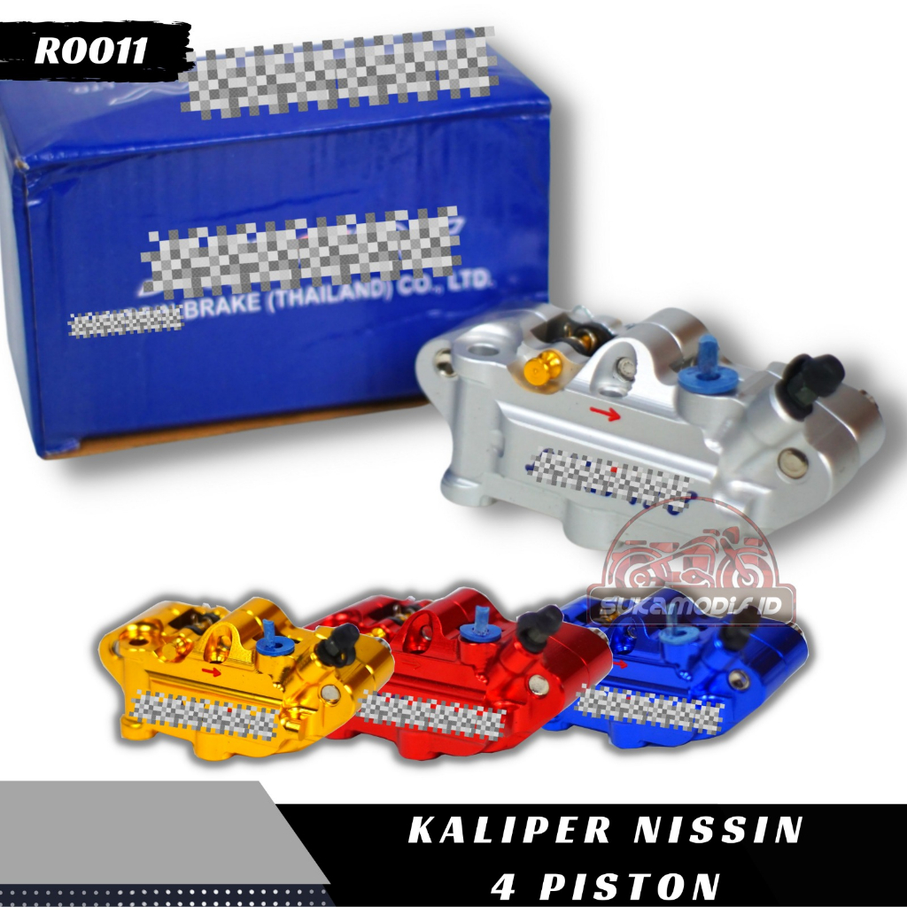 Jual Kaliper NSSN 4Piston Universal Caliper 4 Piston Right Monoblok CNC Kanan Model Pala Babi ...