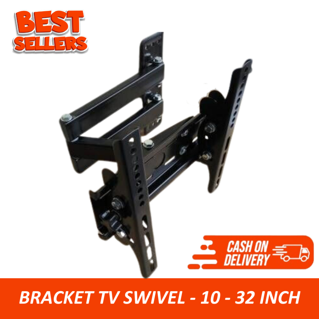 Jual BRACKET TV BELALAI - SWIVEL TV BRACKET 10”-32" INCH / SWIVEL TV ...