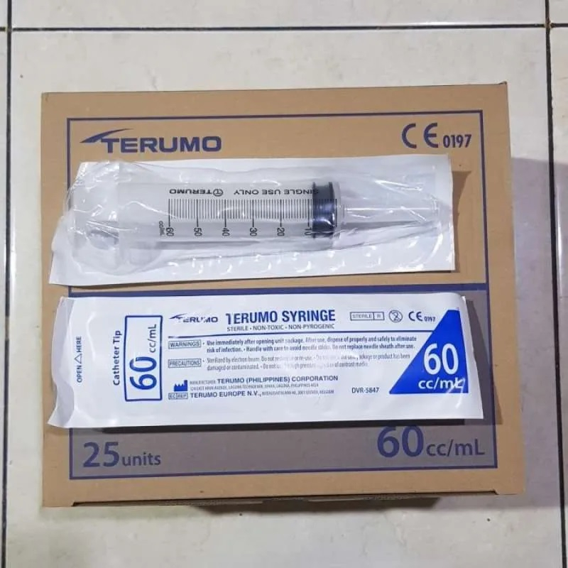 Jual Spuit 60cc Terumo / Syringe 60cc Terumo / Terumo 60cc | Shopee ...