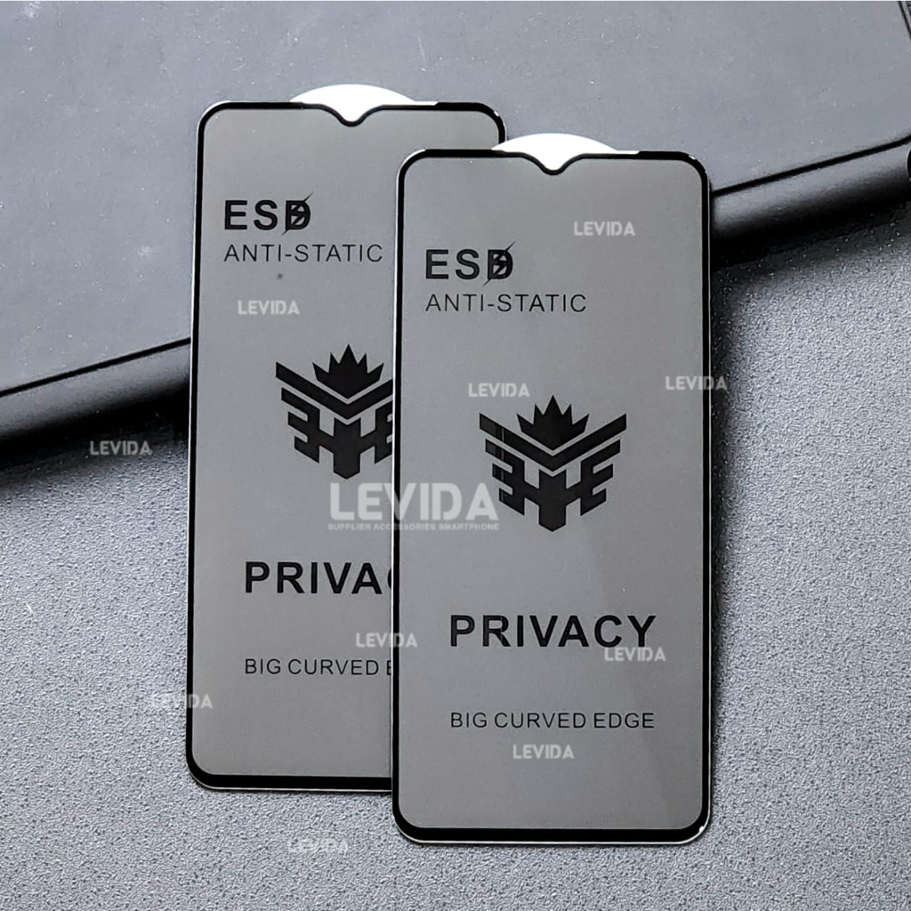 Jual Tempered glass Anti Static ESD SPY Anti Intip Premium Full Layar Antigores Spy Samsung A14 ...