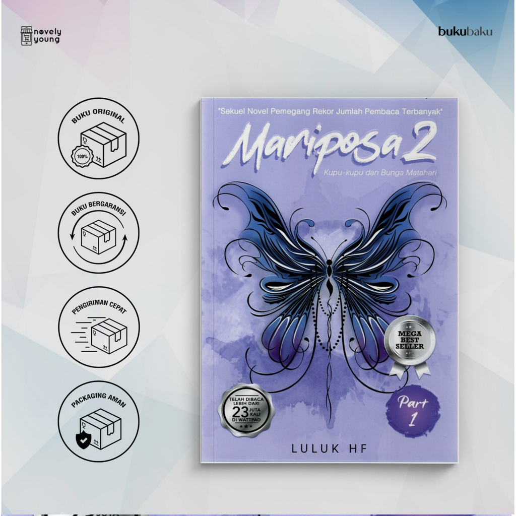 Jual Novel Mariposa 2 Part 1 - Luluk HF - Coconut Books - Gratis Biaya ...