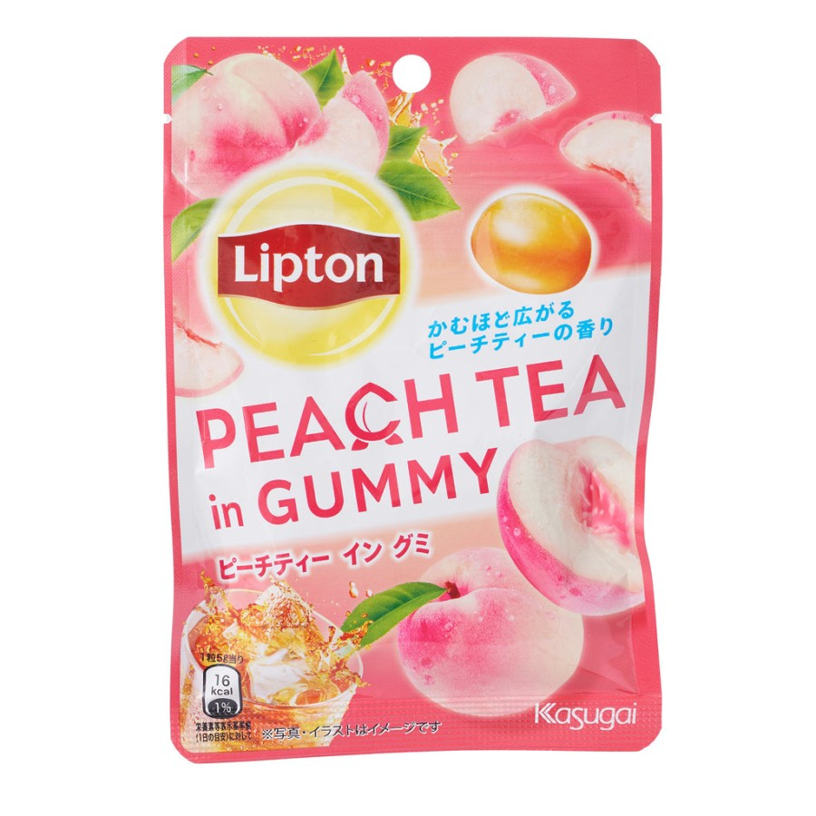 Jual Kasugai Lipton Peach Tea In Gummy Candy 39g | Shopee Indonesia