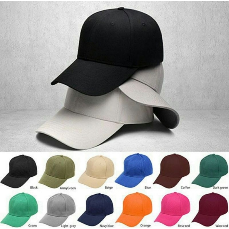 Jual Topi polos denim Clipe besi / Topi polos bahan denim / Topi polos ...