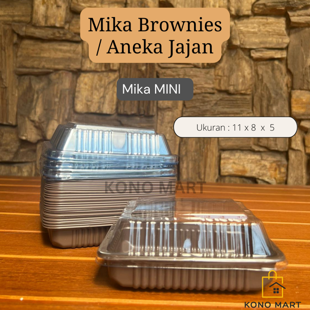 Jual [ECER MIN 10 PCS] MIKA BROWNIES MINI SMALL MEDIUM / MIKA BROWNIES ...