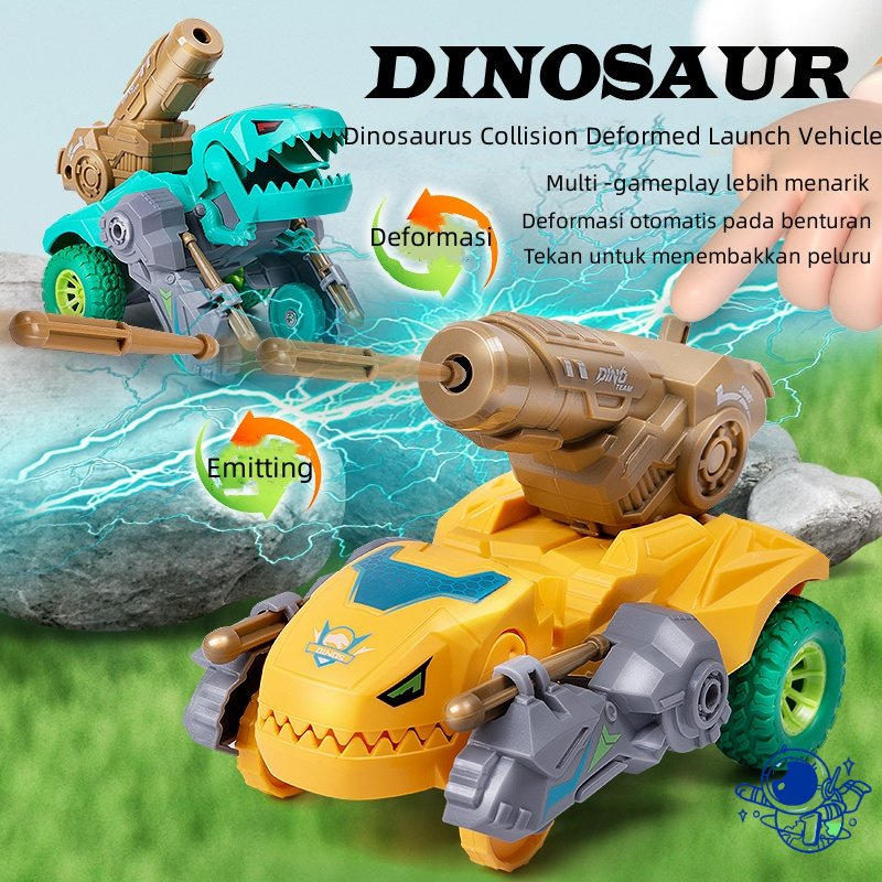 Jual ZCTOY Anak Mainan Mobil Deformasi Dinosaurus Meluncur Secara ...