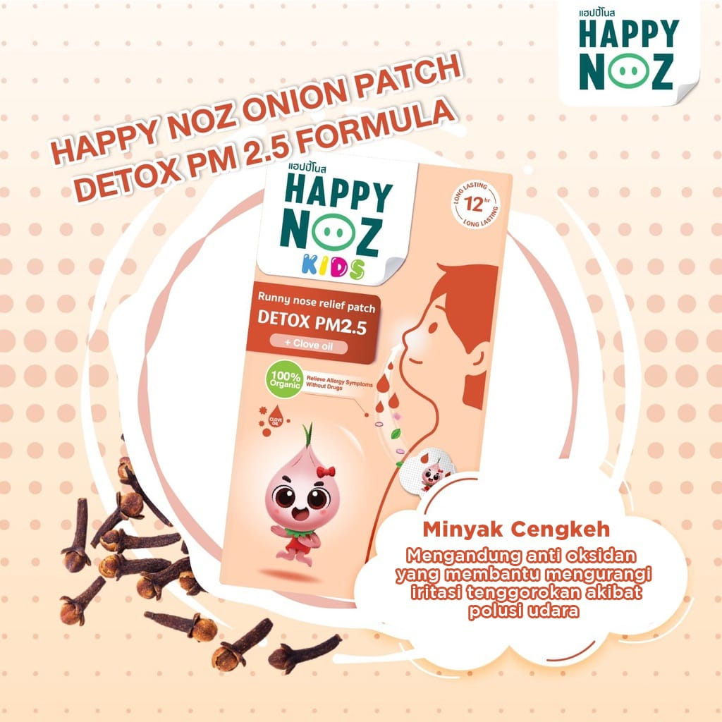 Jual Happy Noz Original Organic Onion Sticker (1 SACHET) / Sticker bawang / happy noz ADULT ANTI ...
