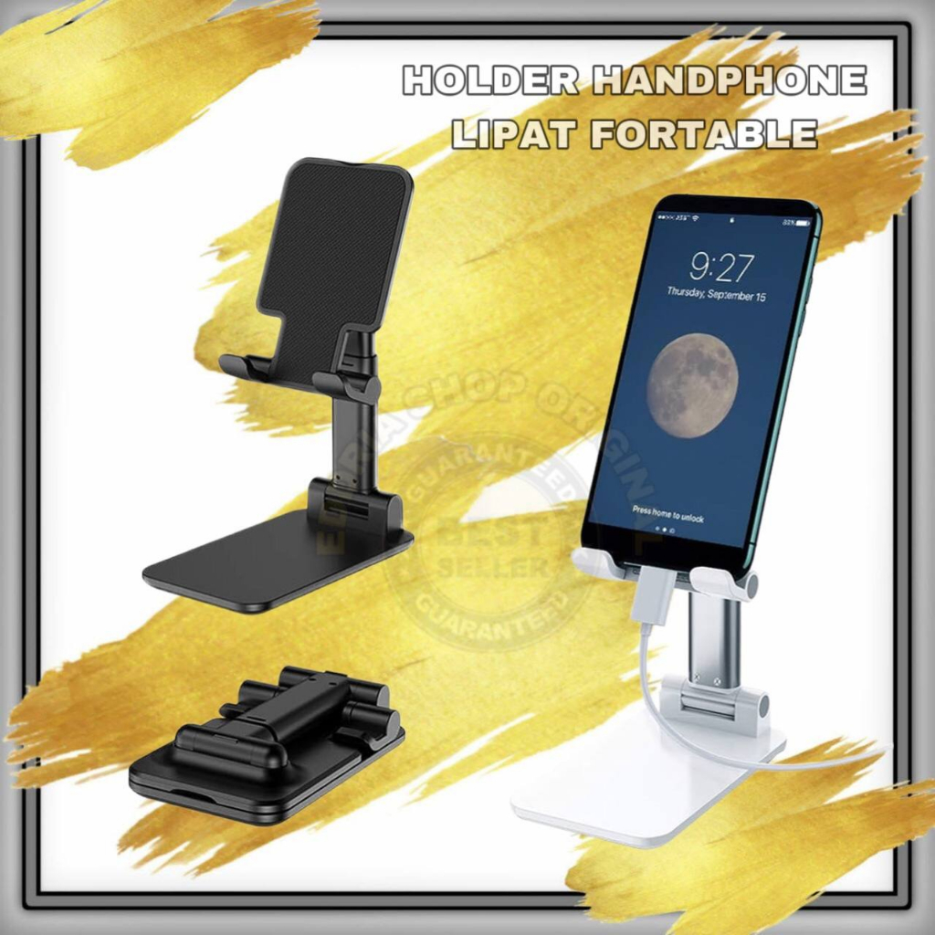 Jual STAND HANDPHONE HOLDER LIPAT FORTABLE ORIGINAL BARU | Shopee Indonesia