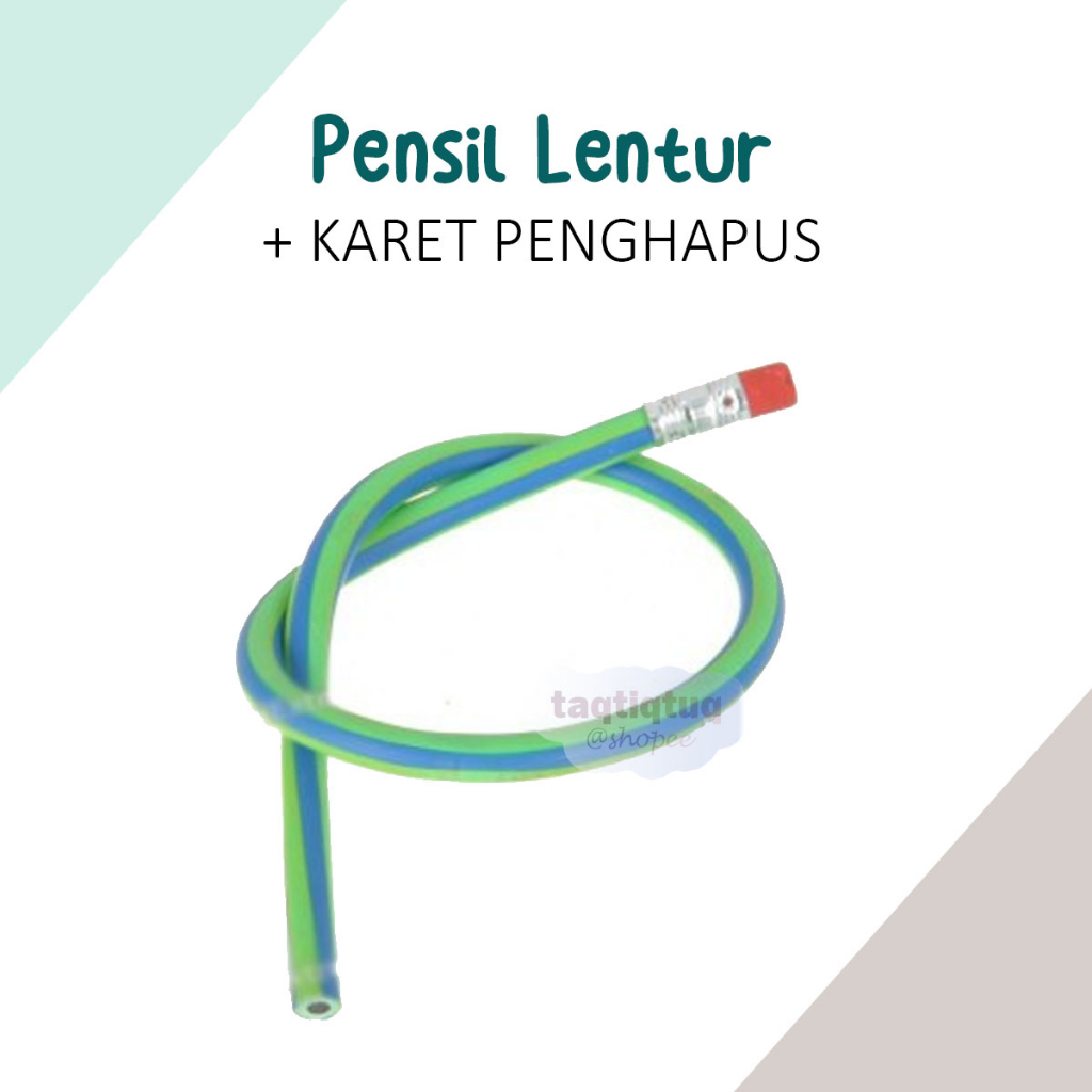 Jual TQ Pensil Lentur Flexsible Pencil Unik Lucu Alat Tulis Anak Pensil ...