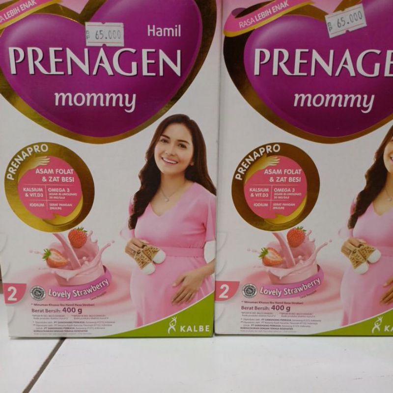 Jual PRENAGEN MOMMY 2 LOVELY STRAWBERRY 400 g | Shopee Indonesia
