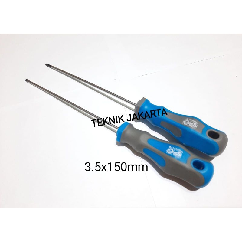 Jual Obeng TPR Obeng gagang karet 3.5x150mm MULTIPRO Screwdriver ...