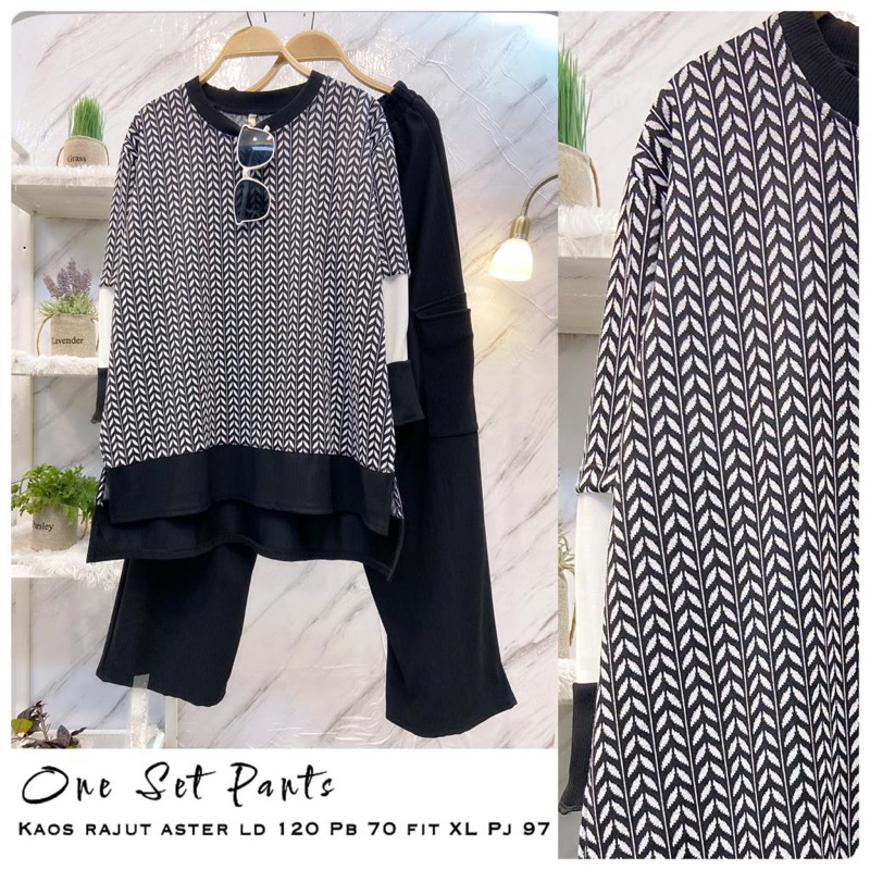 Jual One set rajut aster | Shopee Indonesia