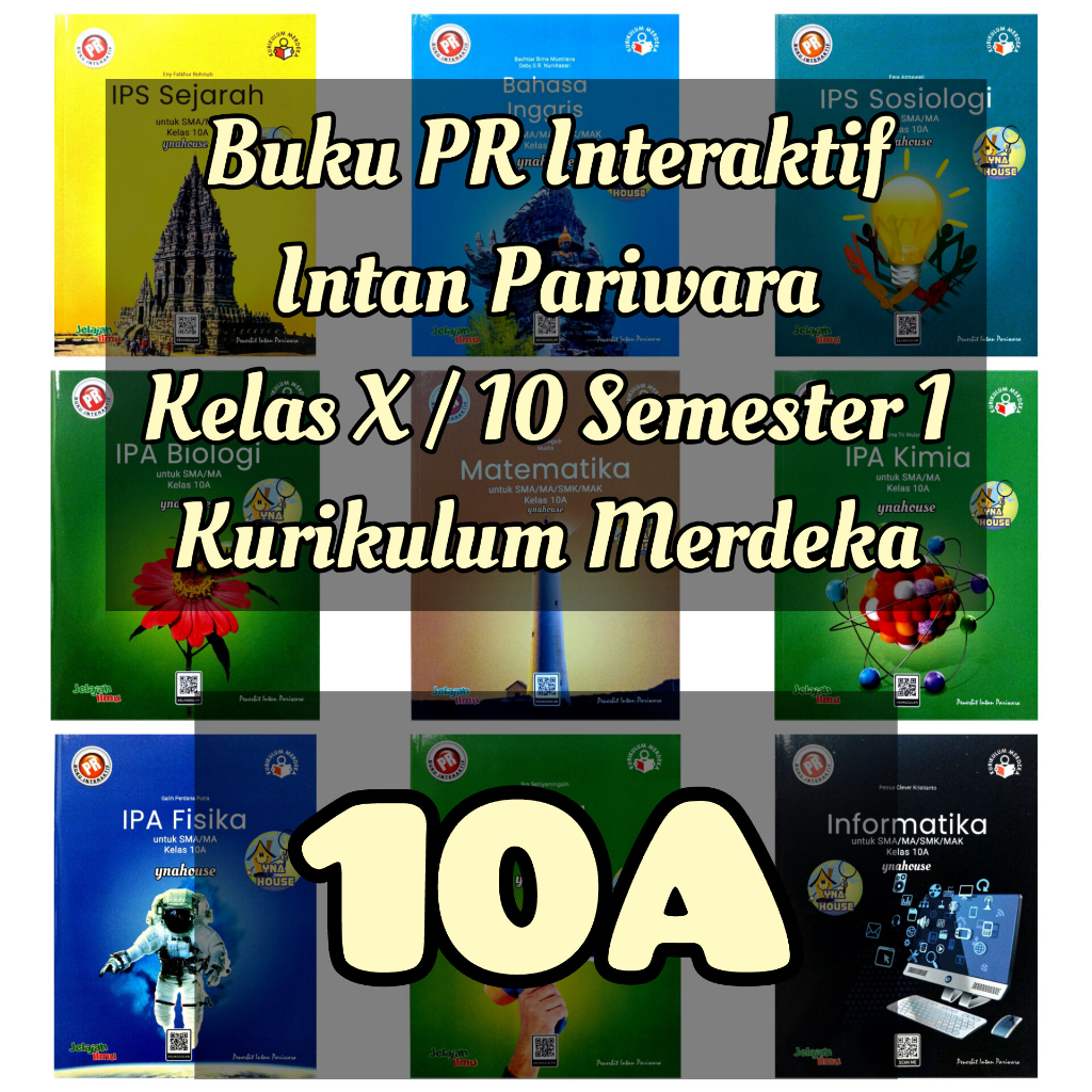 Jual Buku LKS PR Interaktif Intan Pariwara SMA/MA Kelas X/10 Semester 1 Tahun 2022 - 2023, Kur ...