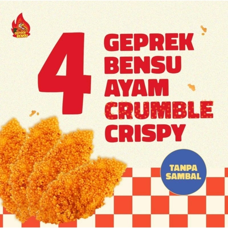 Jual Geprek Bensu Ayam Crumble Crispy | Shopee Indonesia