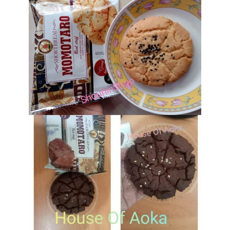 Jual MOMOTARO ROTI AOKA SHORTBREAD PUFF PASTRY BREAD COOKIES BISCUIT ...