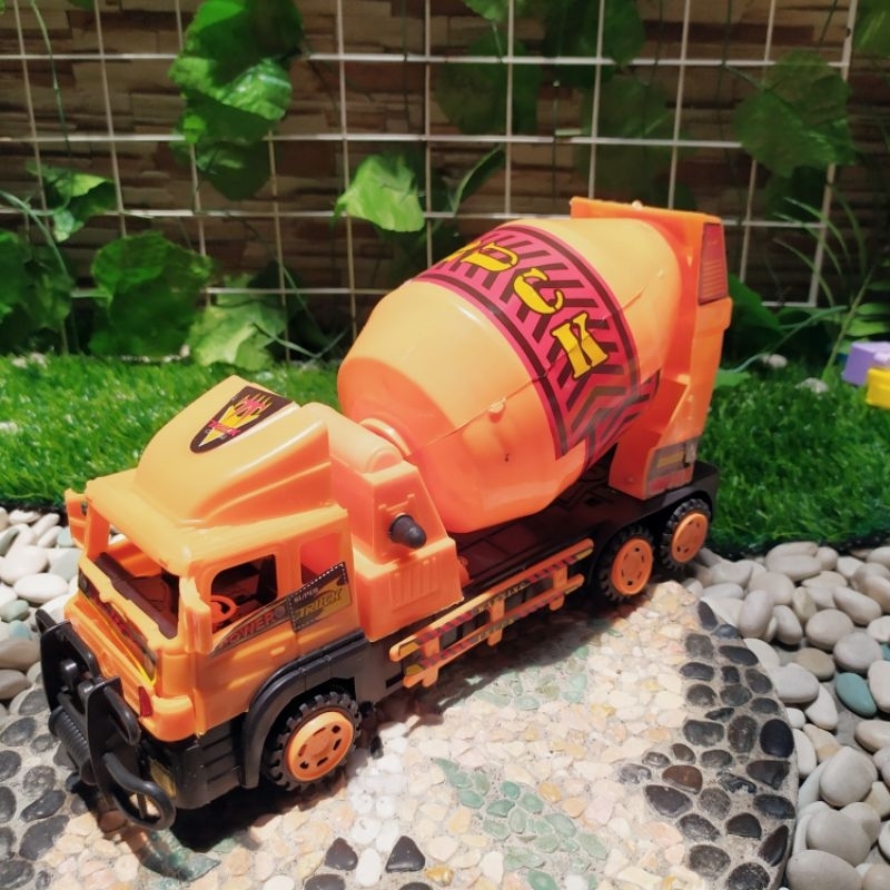 Jual Mainan Edukasi Mobil Truk Molen besar - Mainan Mobil Konstruksi ...