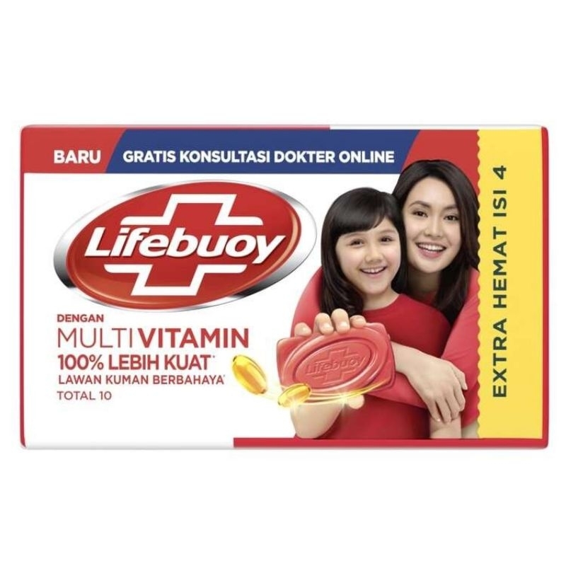Jual Lifebuoy Bar Soap Antiseptik / Sabun Mandi Batang / Lifebuoy 60g ...
