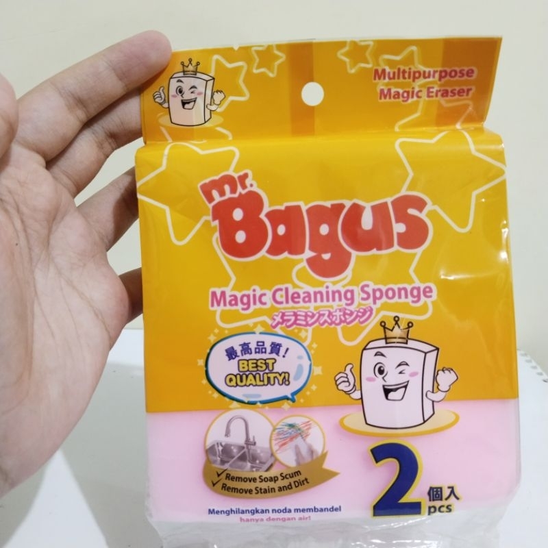 Jual (NEW) Mr. Bagus Magic Cleaning Sponge Isi 2 pcs | Shopee Indonesia