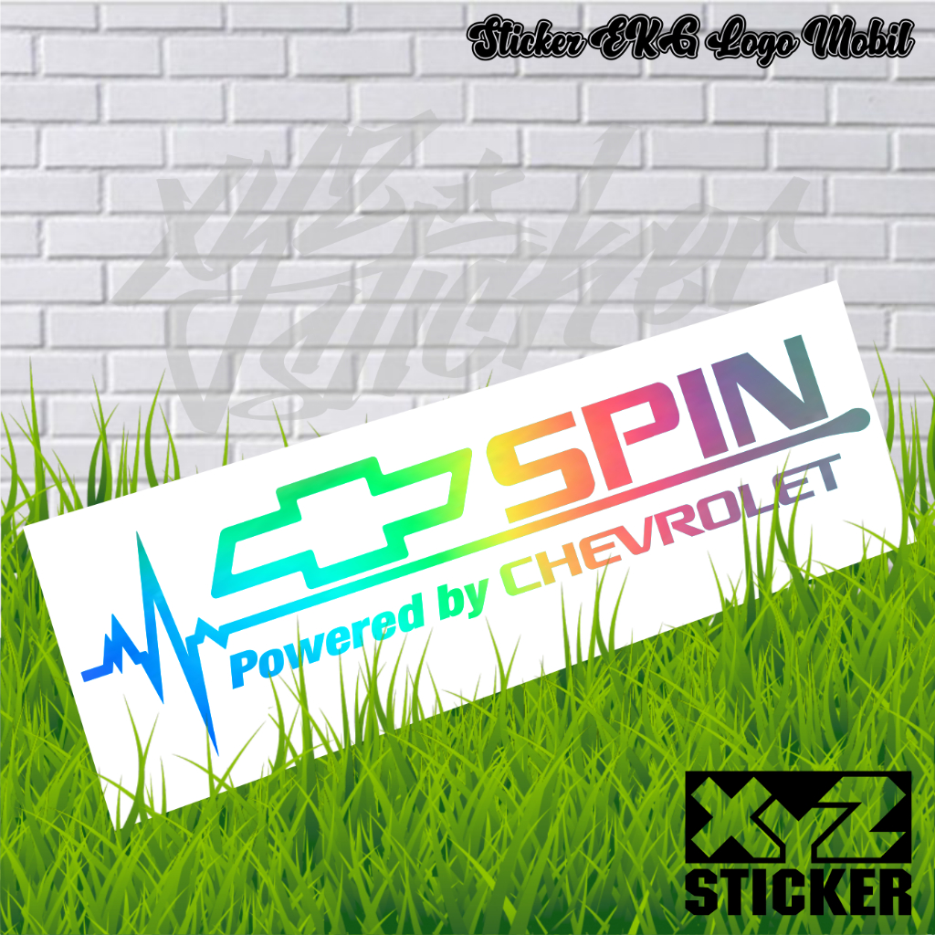 Jual Sticker EKG Logo Mobil Chevrolet. Sticker Kaca Mobil Chevrolet ...