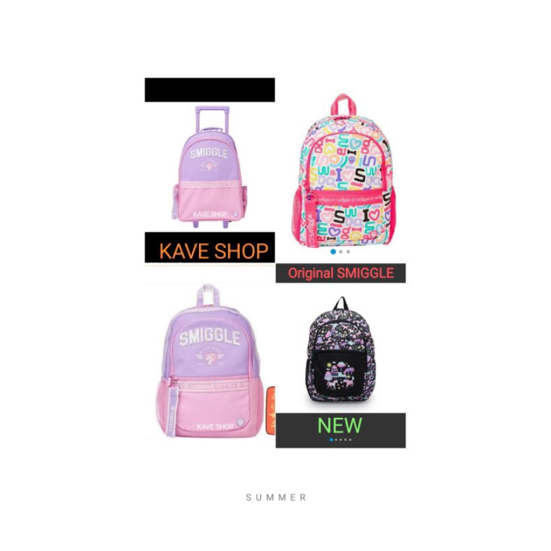 Jual SMIGGLE Bag Bagpack - Original SMIGGLE - NEW - RECOMMENDED ...