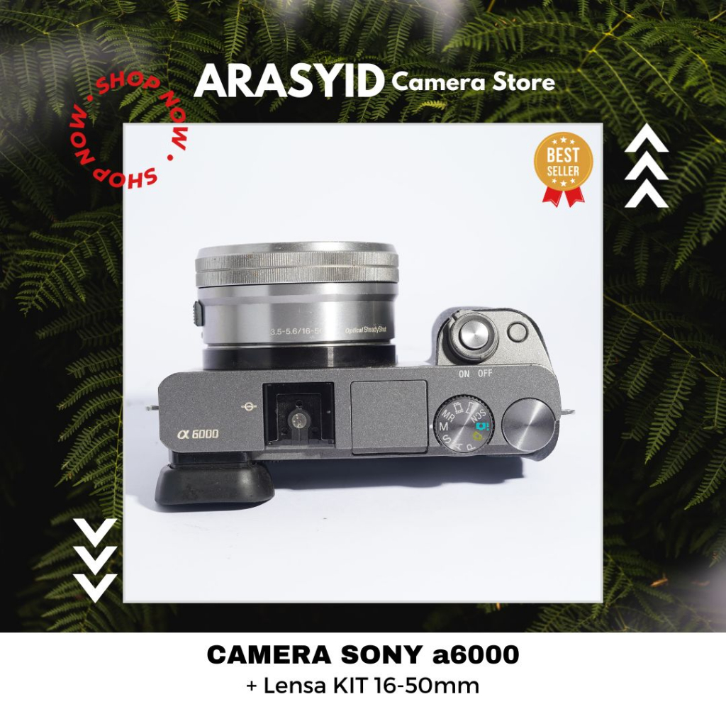 Jual CAMERA MIRORLESS SONY A6000 + LENSA KIT 16-50MM SUDAH WIFI MULUS ...
