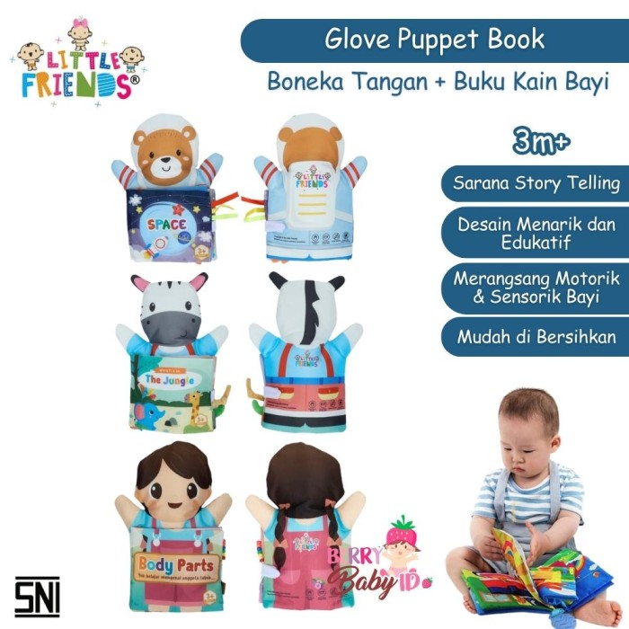 Jual Berry Baby - Little Friends Glove Puppet Book Boneka Tangan + Buku ...