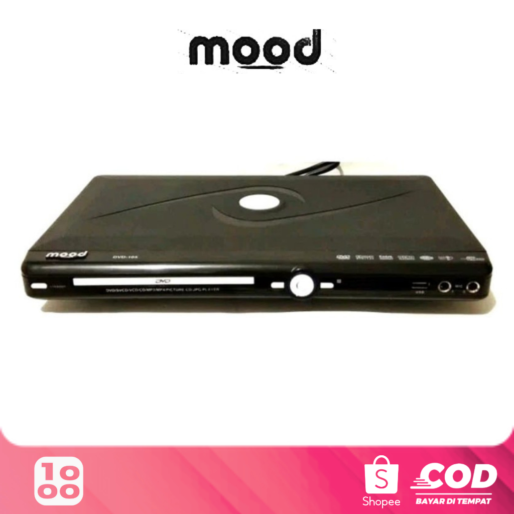 Jual DVD Player MOOD 105 Support USB Port Format MP3 MP4 DVD VCD SVCD CD | Shopee Indonesia