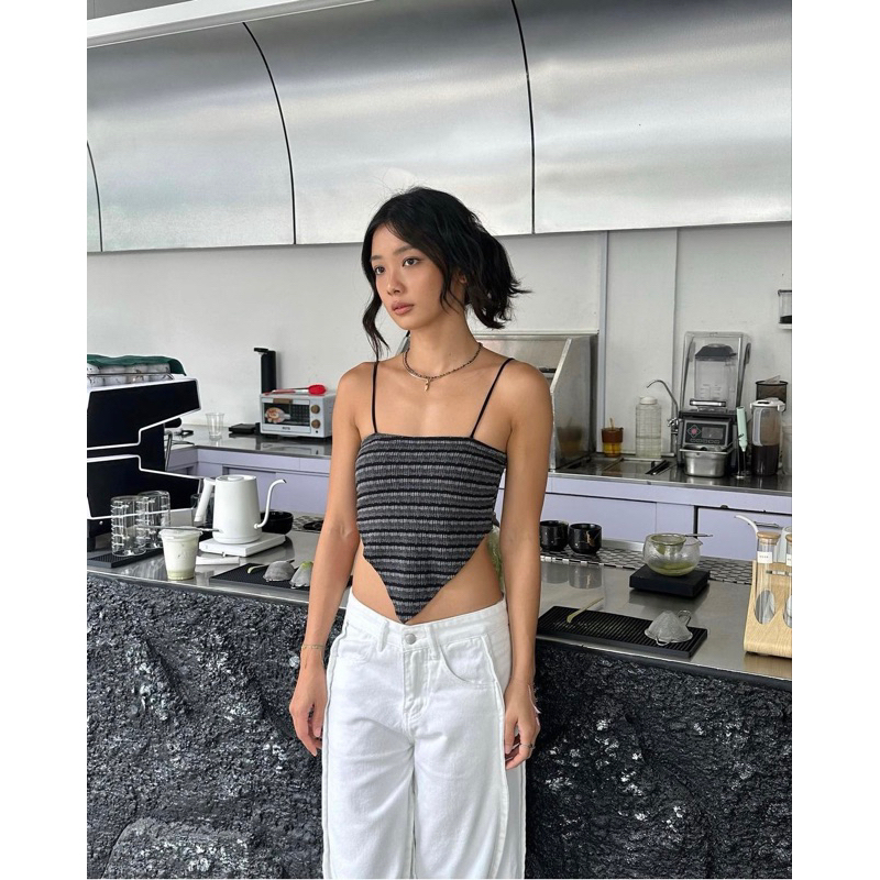 Jual Kevvi - Emi Crop Tank Top + Busa | Tanktop Bra with Cup | Tanktop ...