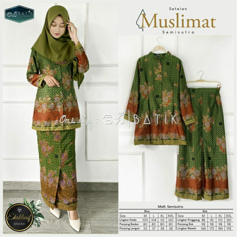 Jual SETELAN MUSLIMAT NU SERAGAM MUSLIMAT NU BATIK PENGAOSAN NU BAHAN ...